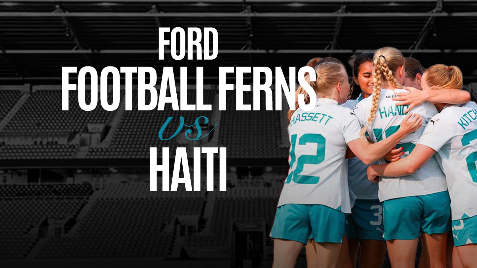 Football Ferns v Haiti