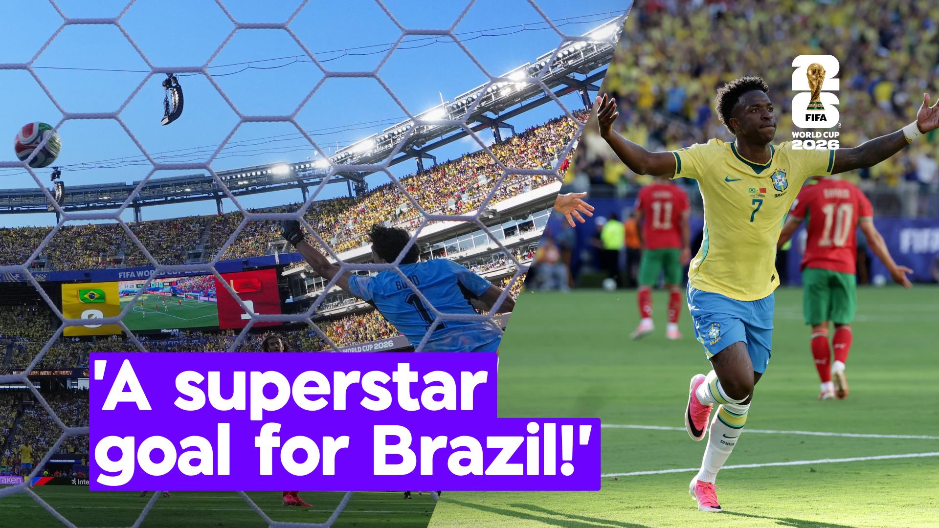 Watch: Vinicius Junior's vicious strike salvages draw against Morocco